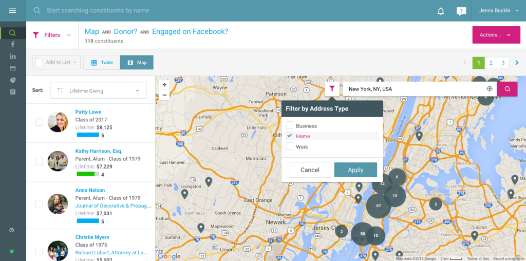 A MapPoint Alternative for Advancement Professionals - Evertrue